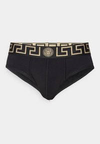 Versace UNDERPANTS LOW RISE TOPEKA NEW LOGO - Braguitas - black/gold/negro - Zalando.es
