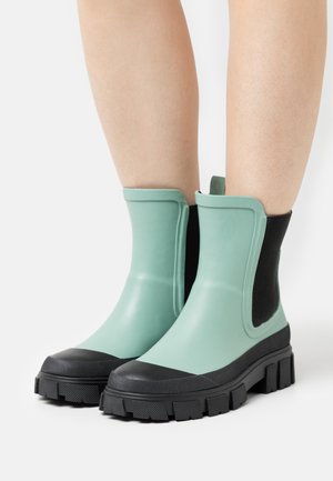 adidas Originals ADIFOM BOOT - Wellies - silver green/core black/grey ...