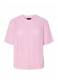 Pieces OBERTEIL PCNUKA - T-paita - roseate spoonbill/pinkki - Zalando.fi