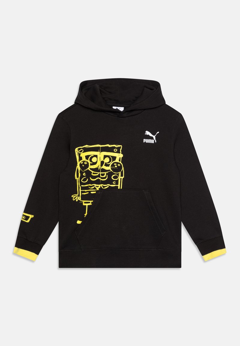 Puma SPONGEBOB GRAPHIC HOODIE UNISEX - Sweat à capuche - black/noir ...