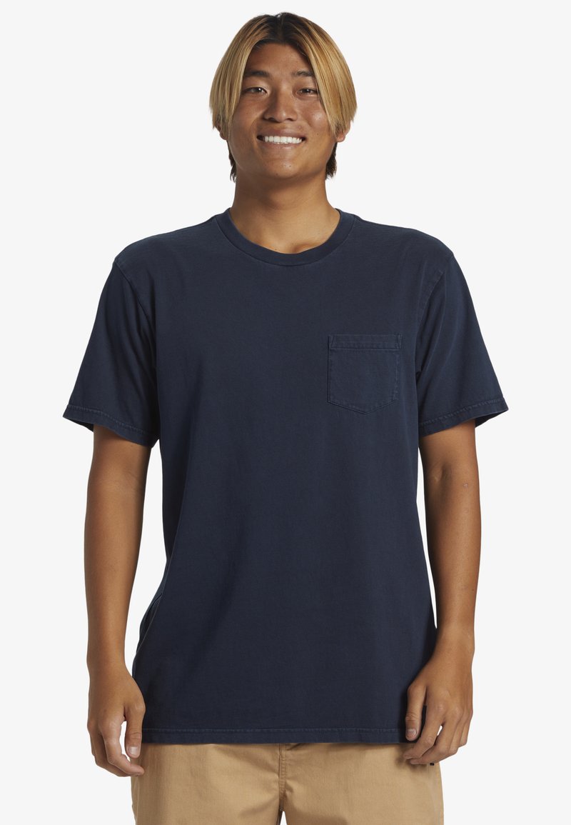Quiksilver SALTWATER PKT TEE - T-shirt basic - dark blue/donkerblauw - Zalando.nl