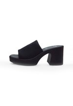 Bata Pantolette hoch - nero/schwarz - Zalando.de