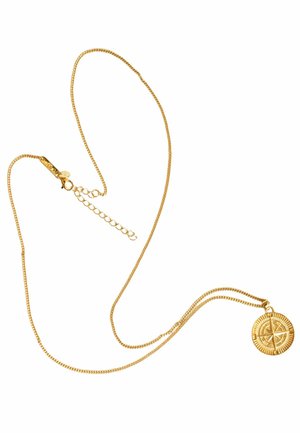 KUZZOI STRUCTURED PLATE - Collier - gold-coloured/doré - ZALANDO.FR
