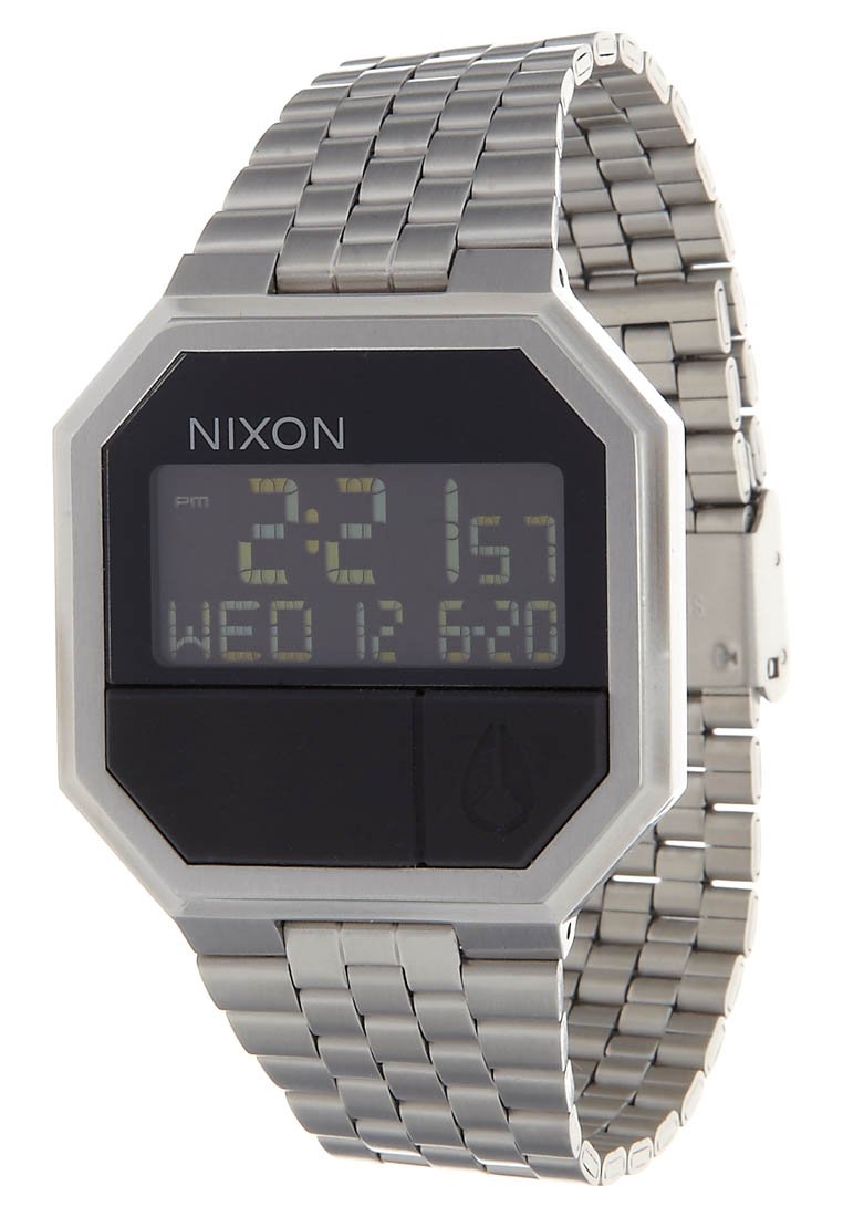 Nixon RE-RUN - Montre à affichage digital - silberfarben/argenté ...