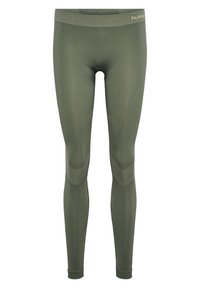 Hummel FIRST SEAMLESS - Tights - sea spray/grün - Zalando