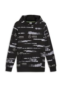Puma MERCEDES-AMG PETRONAS F1 LOGO MIT ALLOVER-PRINT - Kapucni - black ...