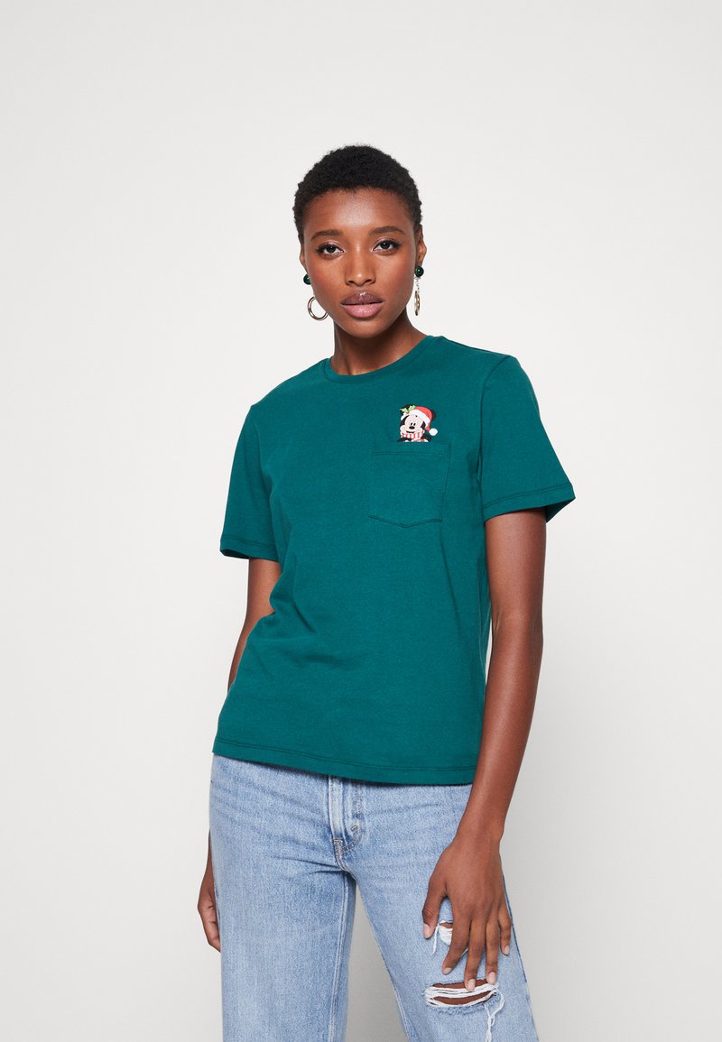 ONLY ONLDISNEY CHRISTMAS BOX - T-shirts print - evergreen/grøn - Zalando.dk