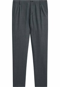 Massimo Dutti DYED THREAD OXFORD - Chino - dark blue/donkerblauw ...