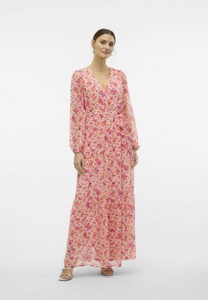 Laurella SERENA BIG FLOWERS - Maxikleid - black/schwarz - Zalando.de