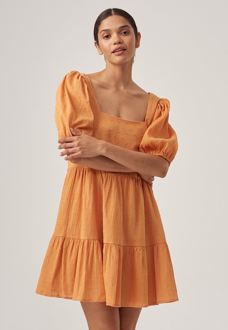 THE FATED Sukienka letnia/pomarańczowy - Zalando.pl