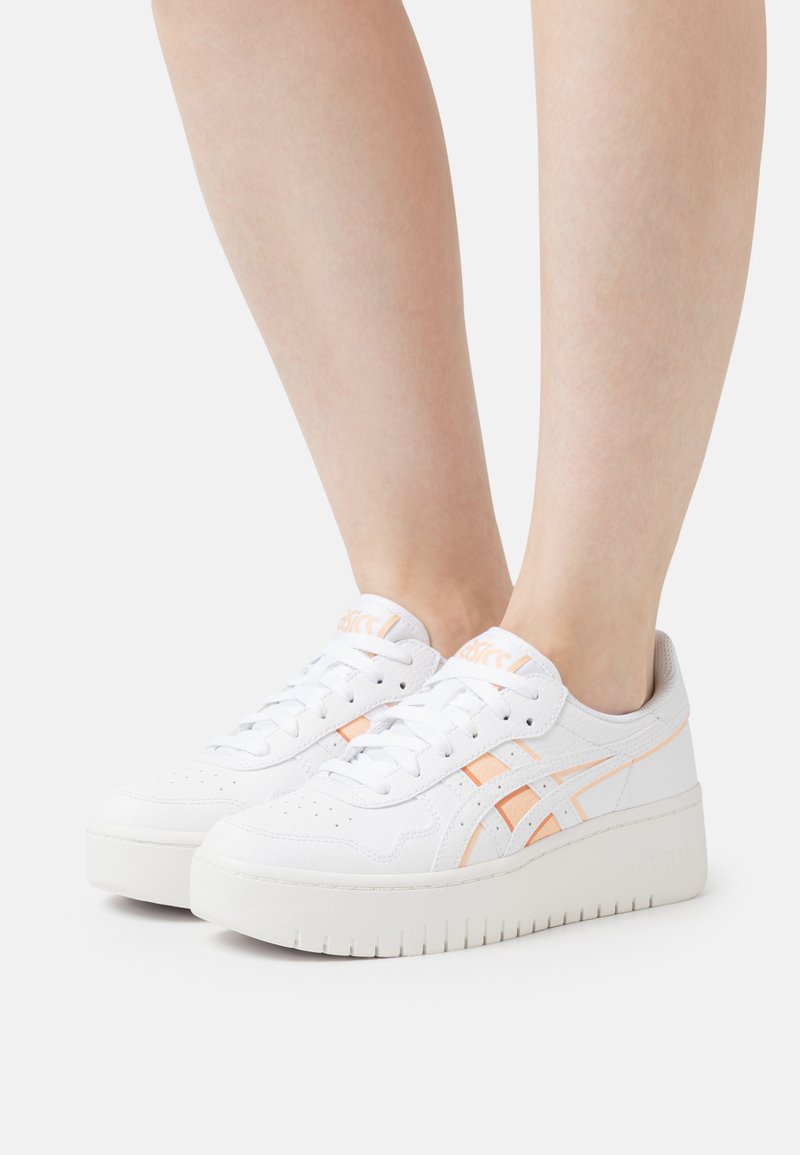 ASICS SportStyle JAPAN S PF - Trainers - white/apricot crush/white ...