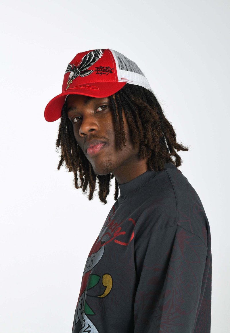 Ed Hardy EAGLE-JAPAN FRONT TRUCKER - Caps - red white/rød - Zalando.dk