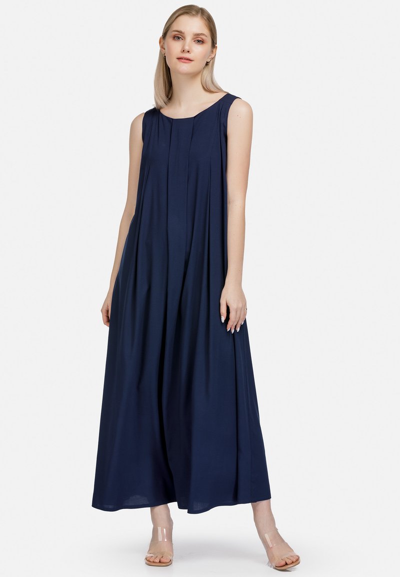HELMIDGE ÄRMELLOS - Maxikleid - blau - Zalando.de