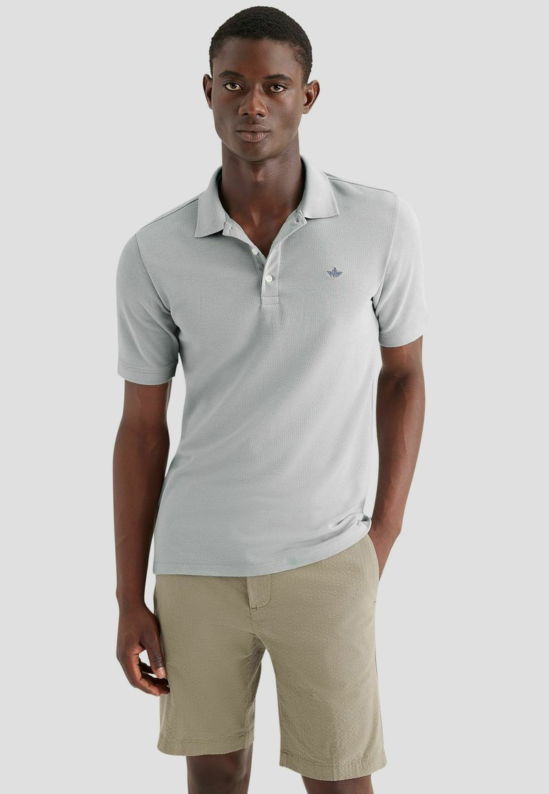 DOCKERS COOLMAX - Polo - high rise grey/gris - Zalando.es