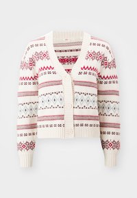 Levi's® GALA FAIRISLE CARDIGAN - Cardigan - hayley/white swan/off-white ...