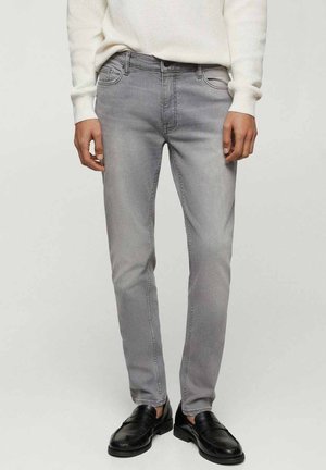 TOM TAILOR TROY - Jeans Slim Fit - used light stone grey denim/grey ...