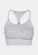 adidas by Stella McCartney BRA - Medium support sports bra - clear onix ...