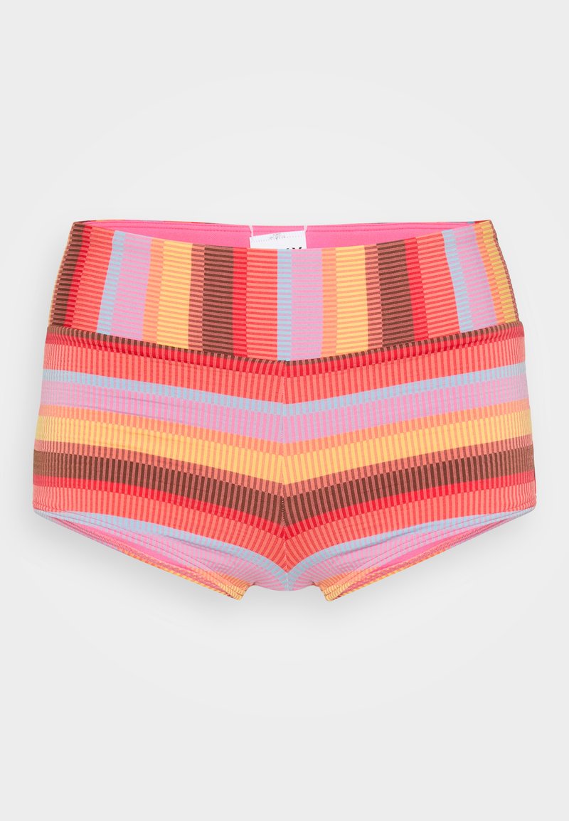 Roxy SUNSET STRIPE SHORTY - Bikini bottoms - pink cosmos/pink - Zalando