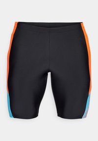 Speedo MENS DIVE JAMMER - Zwemshorts - black/siren red/picton blue ...