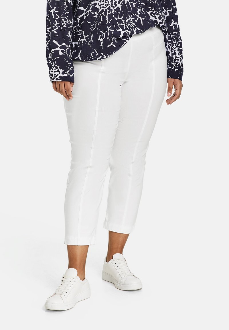 Samoon Stoffhose - white/weiß - Zalando.de