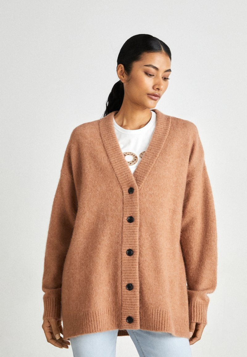 Tiger of Sweden ILARIA - Cardigan - mocha/dark brown - Zalando.ie