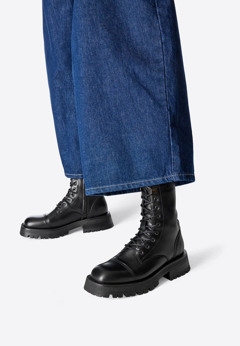 NEWD.TAMARIS Kozačky na platformě - black/černá - Zalando.cz