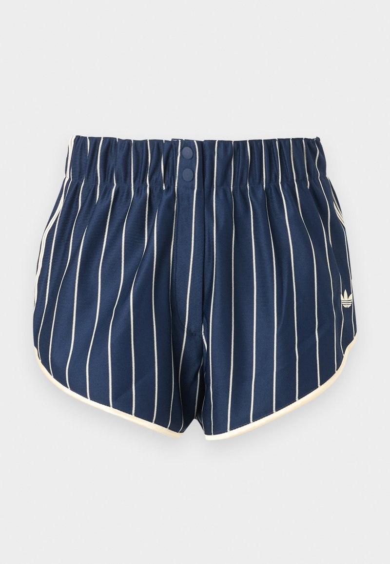 adidas Originals PINSTRIPE - Shorts - night indigo/warm vanilla/blue ...