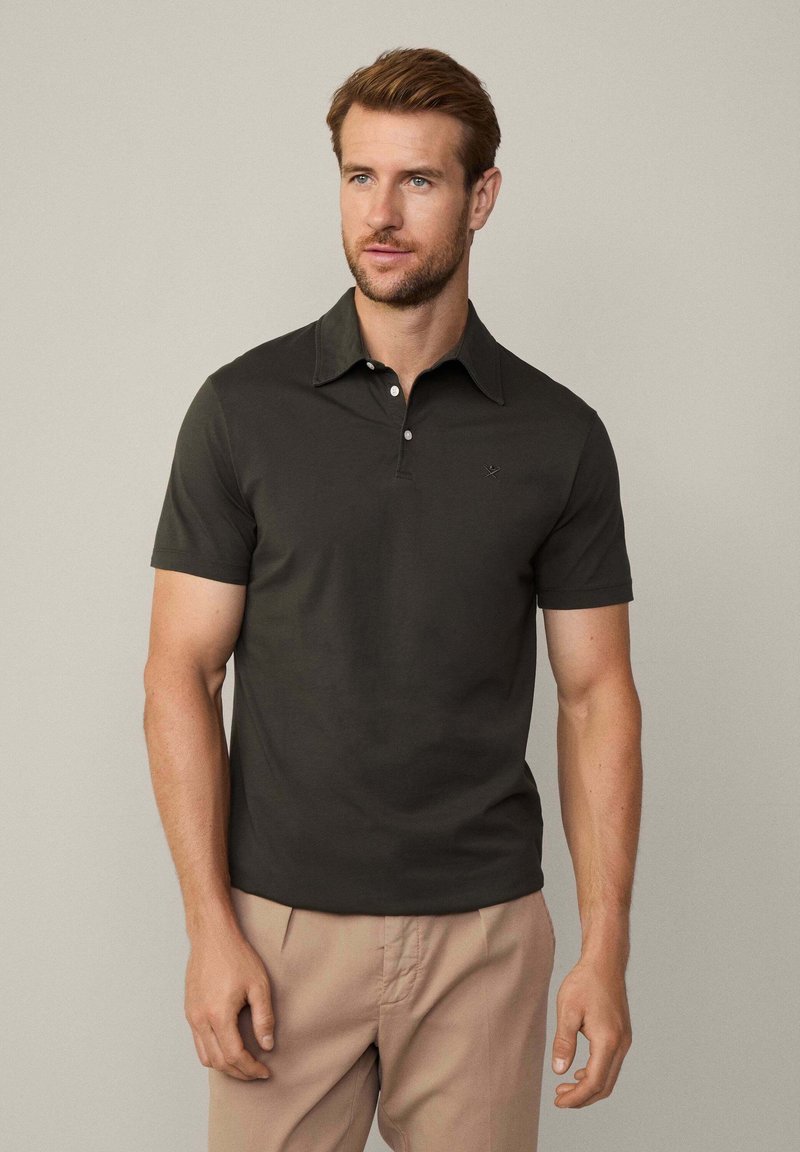 Hackett London WASHED - Polo shirt - deep green/dark green - Zalando