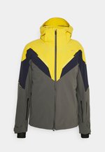 Kjus MEN FORCE JACKET - Snowboard jacket - iron/amber/grey - Zalando.de