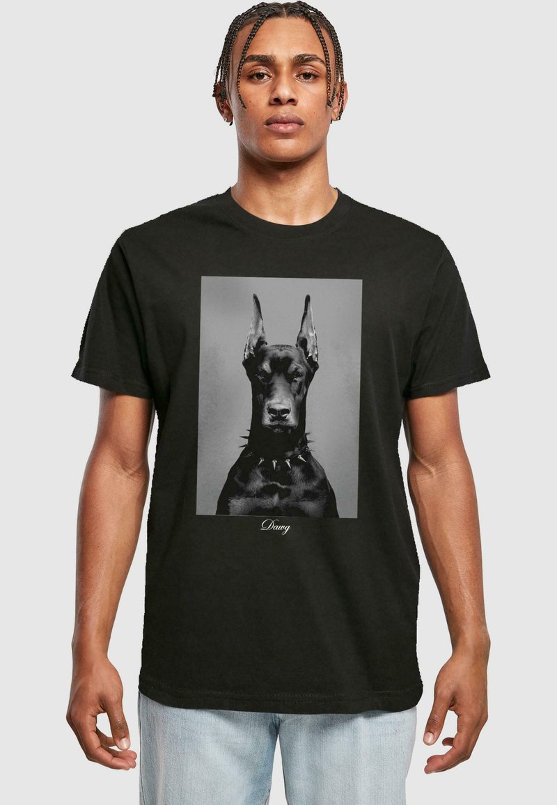 Mister Tee DAWG TEE - T-Shirt print - black/schwarz - Zalando.at