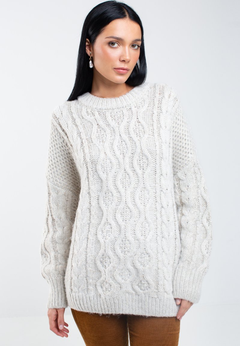 Big Star CRISTI - Jumper - weiß/white - Zalando