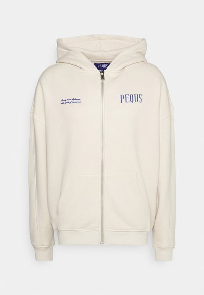 PEQUS HANDWRITTEN LOGO ZIP HOODIE UNISEX - Sweat zippé - black/noir ...