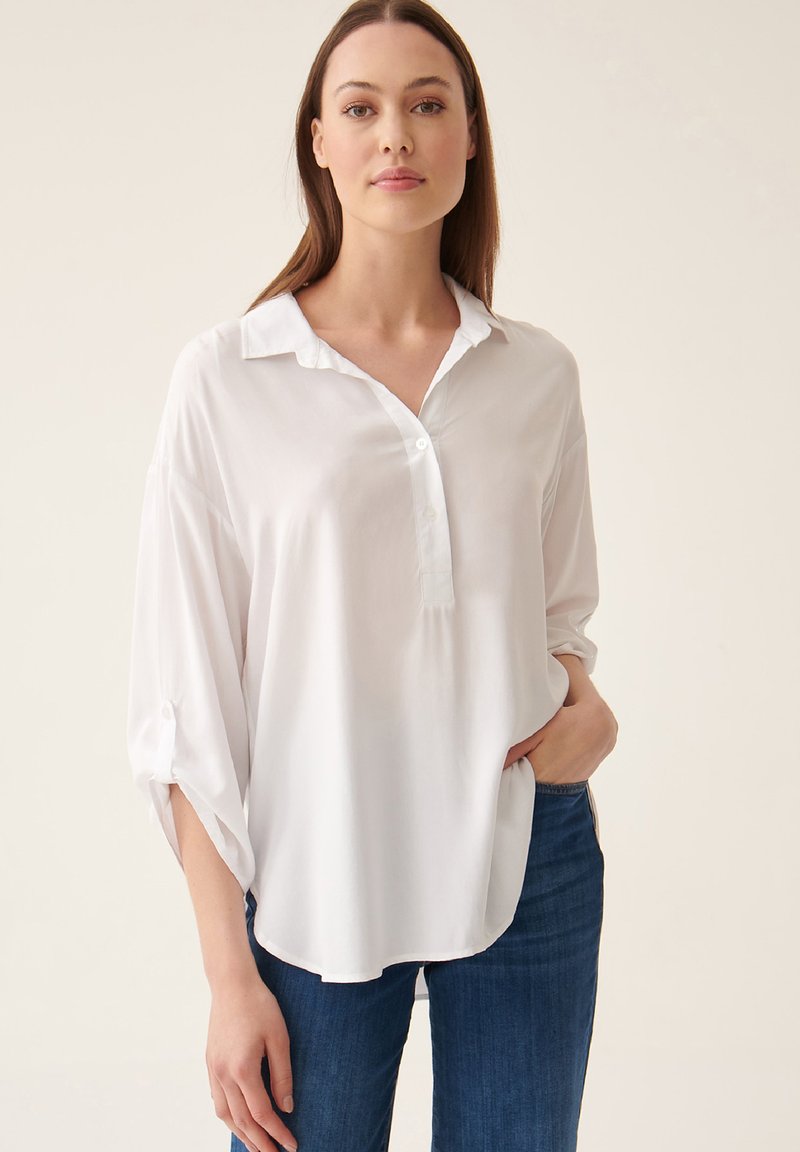 TATUUM BALEA - Bluse - white/weiß - Zalando.at