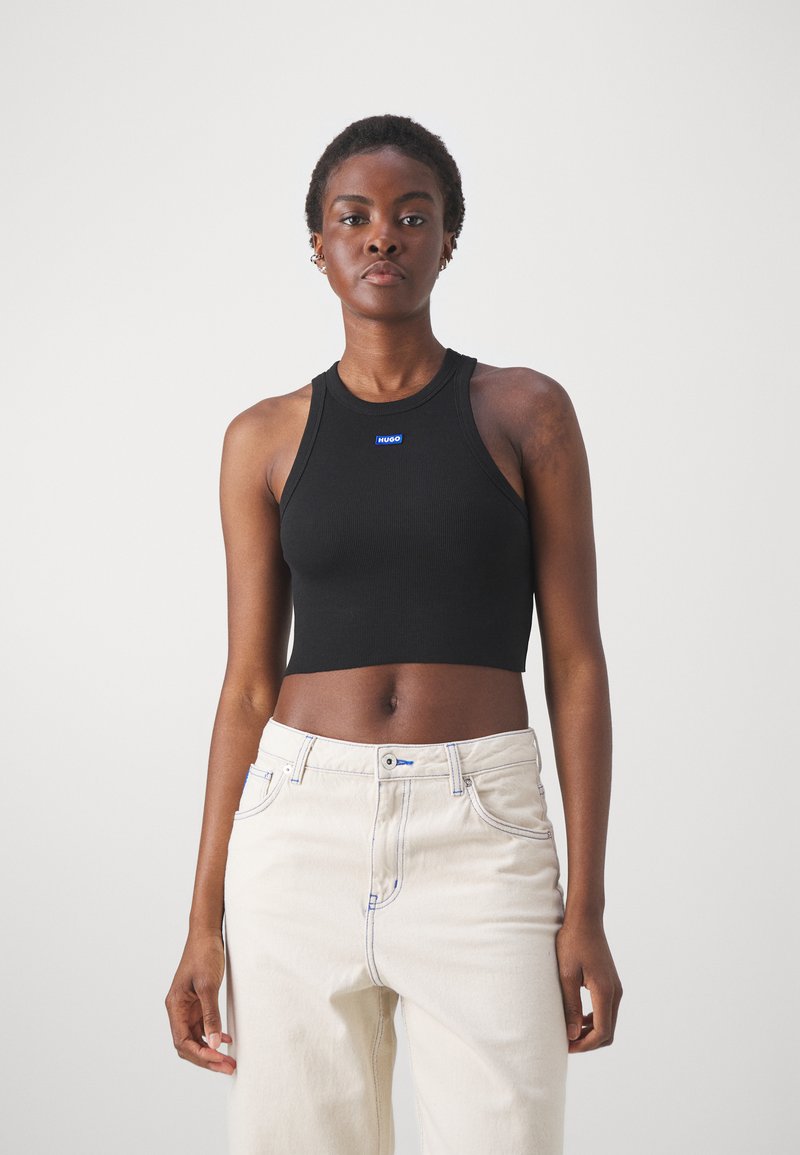 HUGO TANK - Top - black/negro - Zalando.es