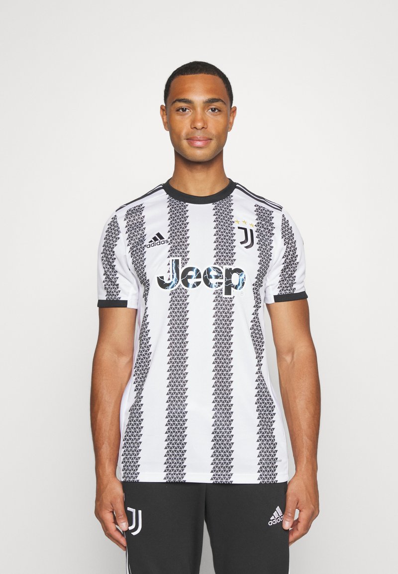 adidas Performance JUVENTUS TURIN HOME - Football shirt - white/black ...