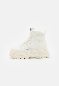 Buffalo FUSION HYB MID - Platform ankle boots - white - Zalando.co.uk