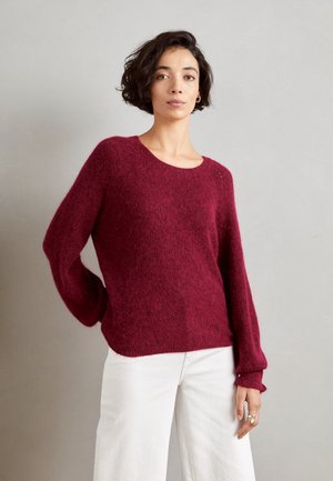 Mos Mosh V-NECK - Pullover - salute navy/bleu marine - ZALANDO.FR