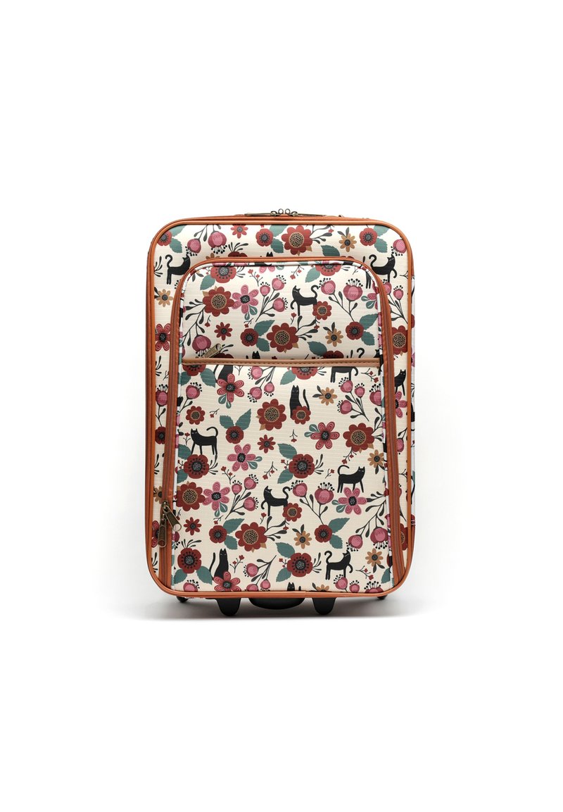 MISAKO CATFLOR SMALL - Wheeled suitcase - beige - Zalando.ie
