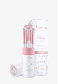 Luvia Cosmetics ESSENTIAL EYE SET - Make-up Brush Set - pearl white ...