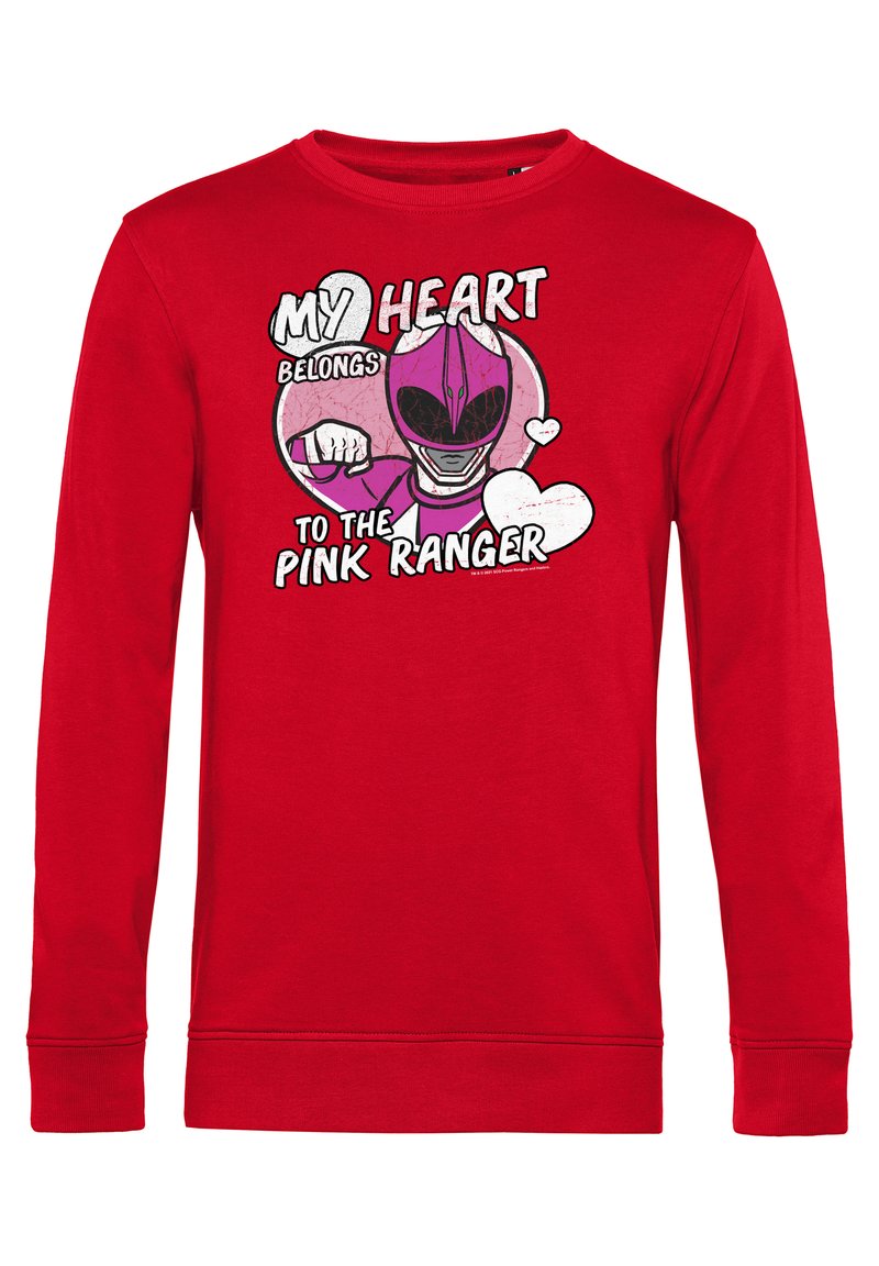 Henry Tiger POWER RANGERS HEART BELONGS TO PINK RANGER - Sweater - red ...