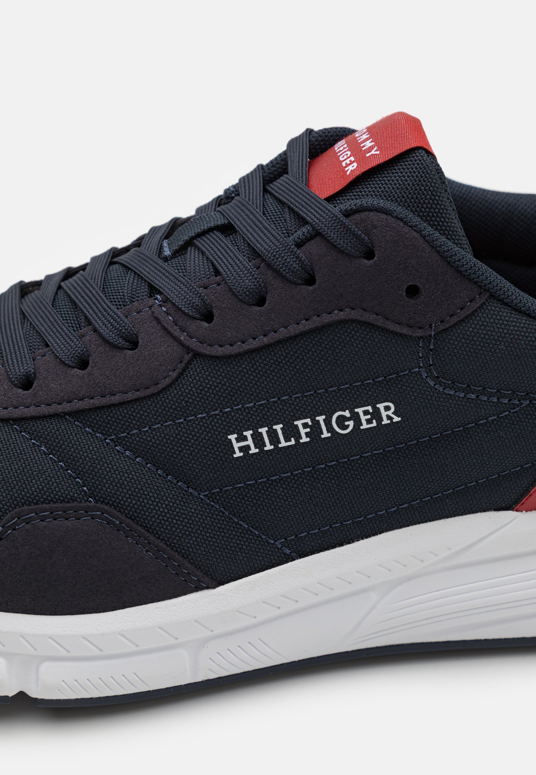 Tommy Hilfiger FASTON MIX Trainers desert sky dark blue Zalando