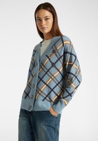 Elena Mirò CHECKS - Vest - azzurro/lichtblauw - Zalando.nl