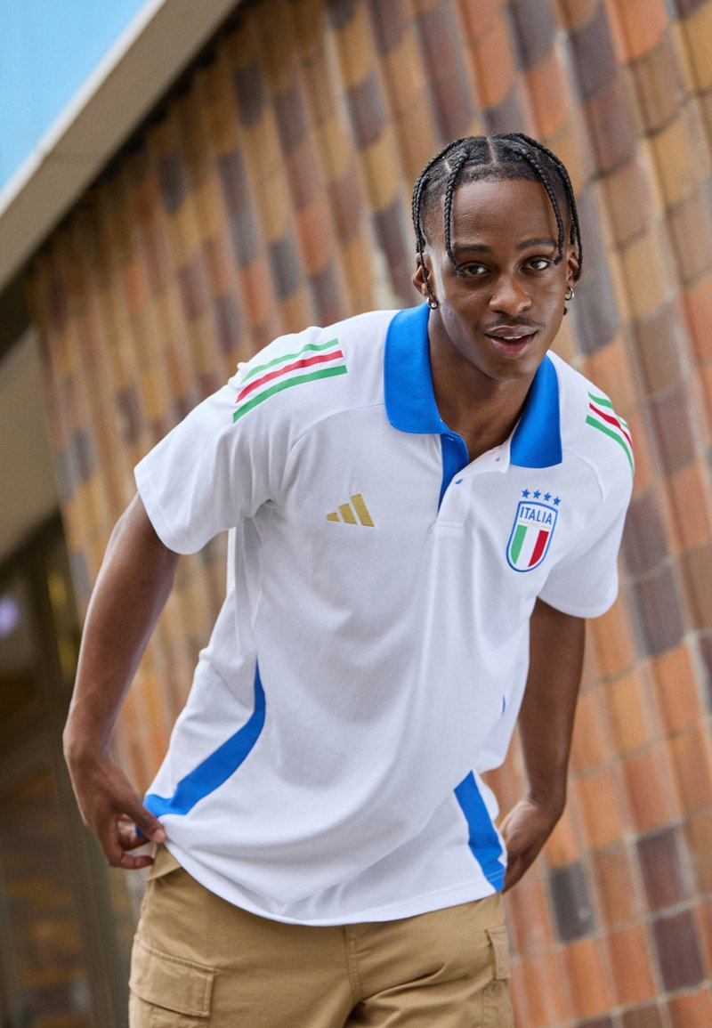 adidas Performance ITALY FIGC - Nationalmannschaft - white/blue/weiß ...