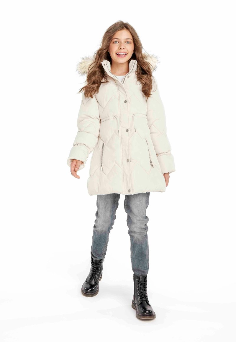 MINOTI PADDED PUFFER - Winter coat - beige/off-white - Zalando.co.uk