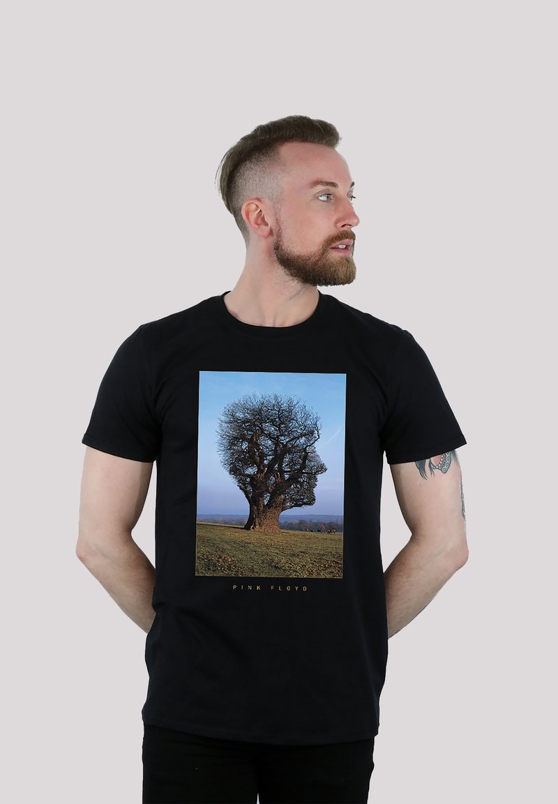F4NT4STIC PINK FLOYD TREE HEAD - T-Shirt print - black/schwarz - Zalando