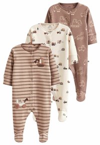 Next BEAR 3 PACK - Grenouillère - chocolate brown/beige - ZALANDO.FR