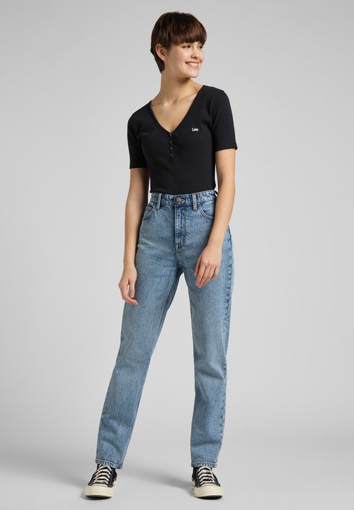 Lee LOGO TEE - T-Shirt print - black/schwarz - Zalando.ch