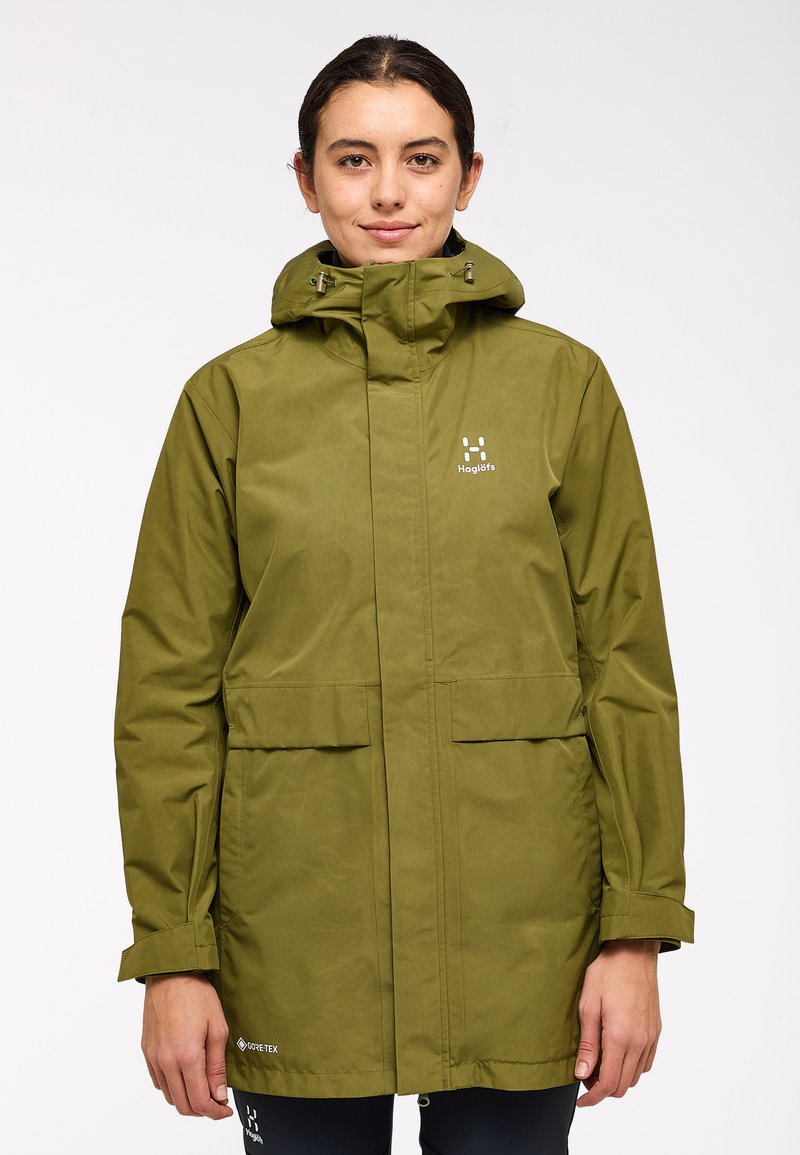 Haglöfs REED GTX - Hardshell jacket - olive green/mottled dark green ...