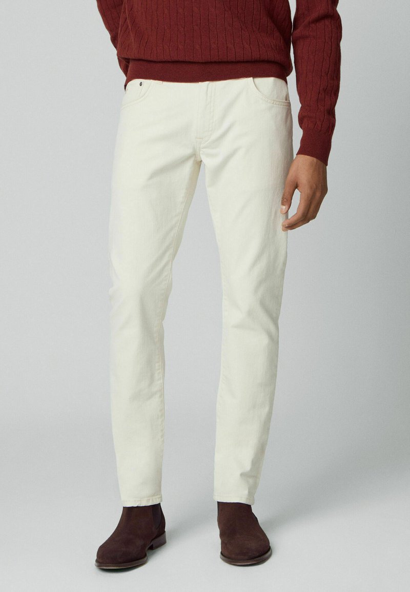 Hackett London Jean boyfriend - ecru white/écru - ZALANDO.FR