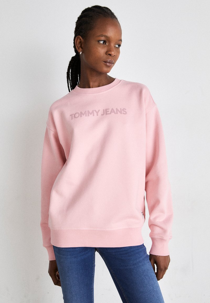 Tommy Jeans BOLD CLASSIC CREW - Pusa - ballet pink/roosa - Zalando.ee